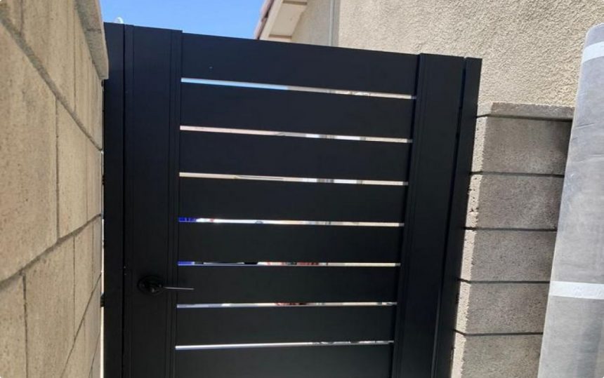 Aluminum side gate & panel in Camarillo, CA - Alumission