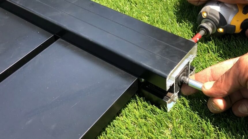 How to install: Assembling Fully Framed Gate (for sliding or swing gate ...