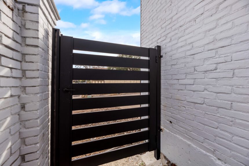Two Side Gates With Fence Panel in Dallas, TX