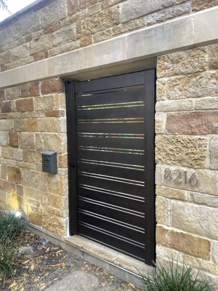 Bronze Aluminum Gate in Dallas, TX by DFW Gates and Fences