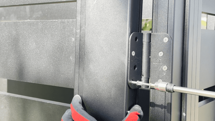 How to install: Pedestrian Gate Assembling (up to 5′) - Alumission