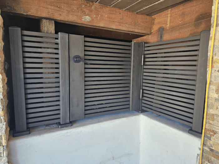 Bronze Aluminum Fence in San Diego County - Del Mar, CA