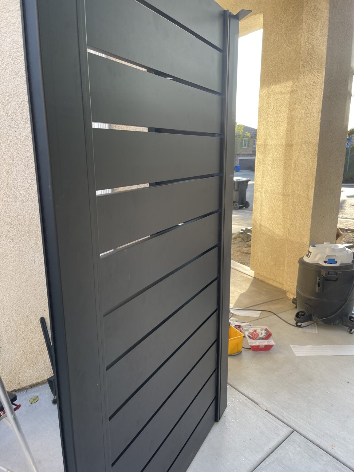Side Yard Gate and Panel in Black Sun Valley, CA 91352 - Alumission